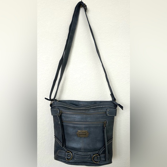 b.o.c. | Bags | Boc Born Concept Dark Blue Crossbody Shoulder Bag Purse ...
